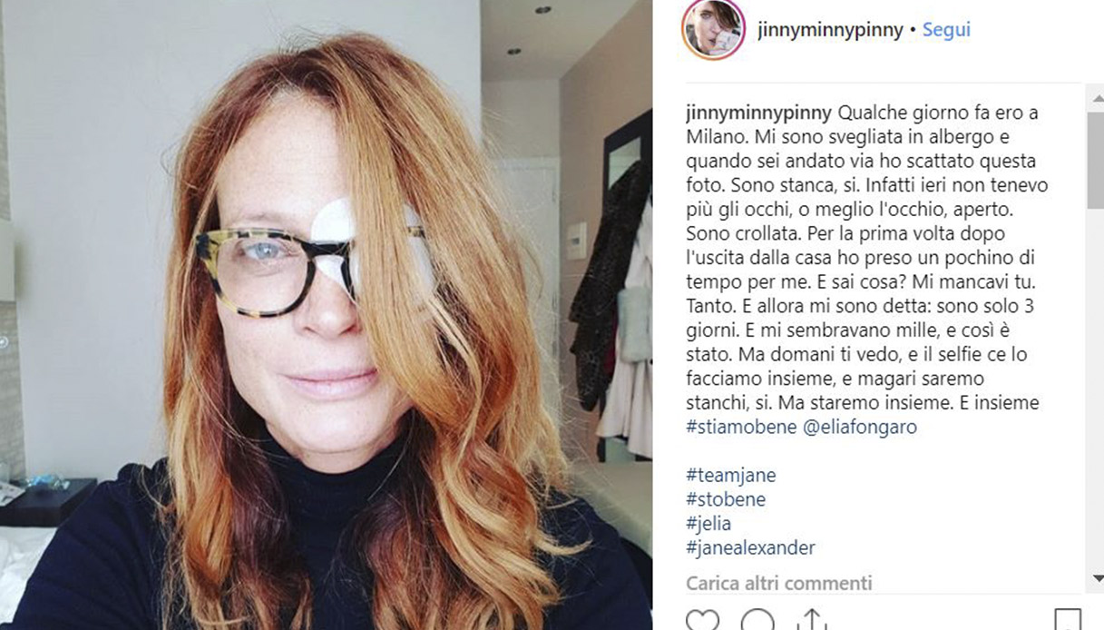 GF Vip: Jane Alexander su Instagram rivela cos’ha all’occhio