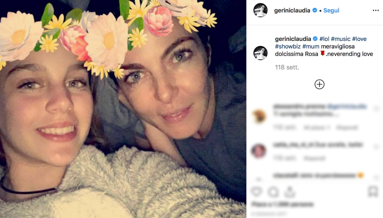 Chi è Rosa Enginoli, la figlia di Claudia Gerini