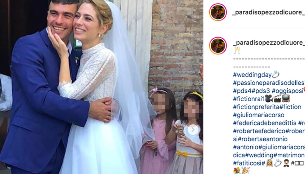 Federica De Benedittis-Giulio Corso: le nozze degli attori de Il ...