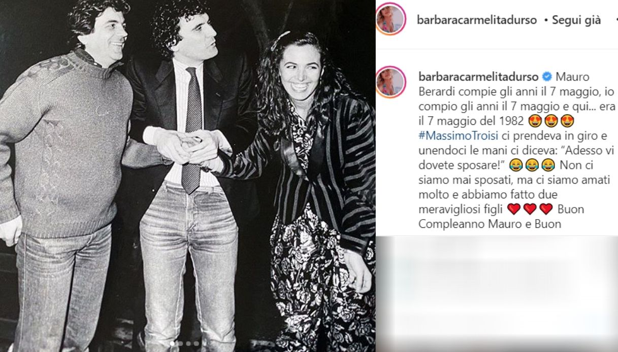Barbara D’Urso compie 63 anni e fa una dedica su Instagram all’ex Mauro ...
