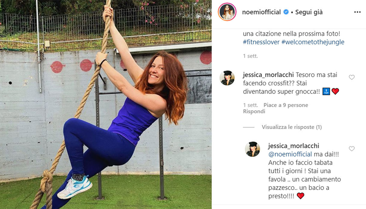 Noemi in forma smagliante: su Instagram rivela il segreto
