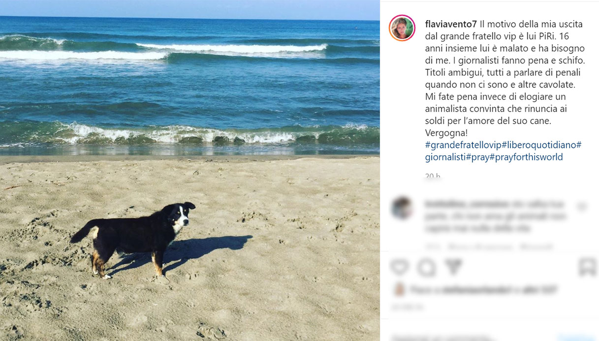 GF Vip, Flavia Vento sbotta: “Sono uscita per lui"