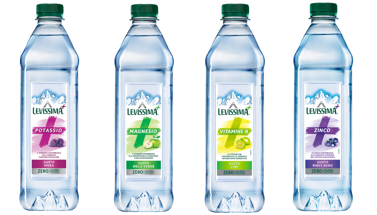 Levissima+, le virtù delle acque funzionali con vitamine e sali minerali
