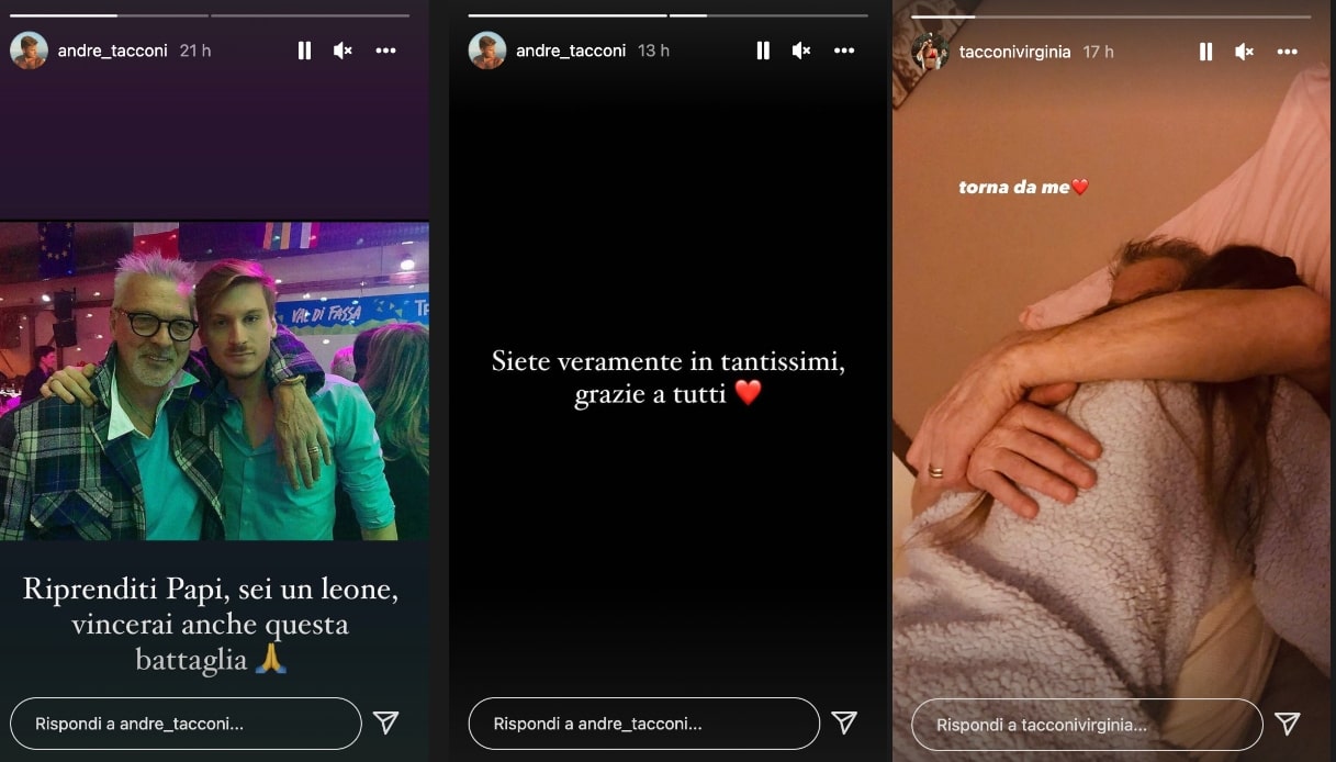 Stefano Tacconi ricoverato, l'amore dei figli su Instagram è toccante