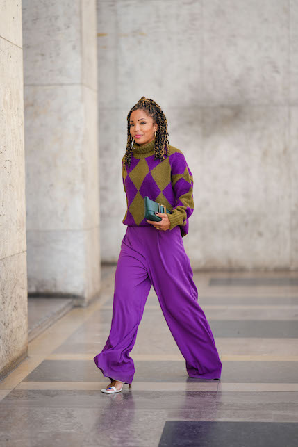 Come indossare e abbinare il viola: i migliori look