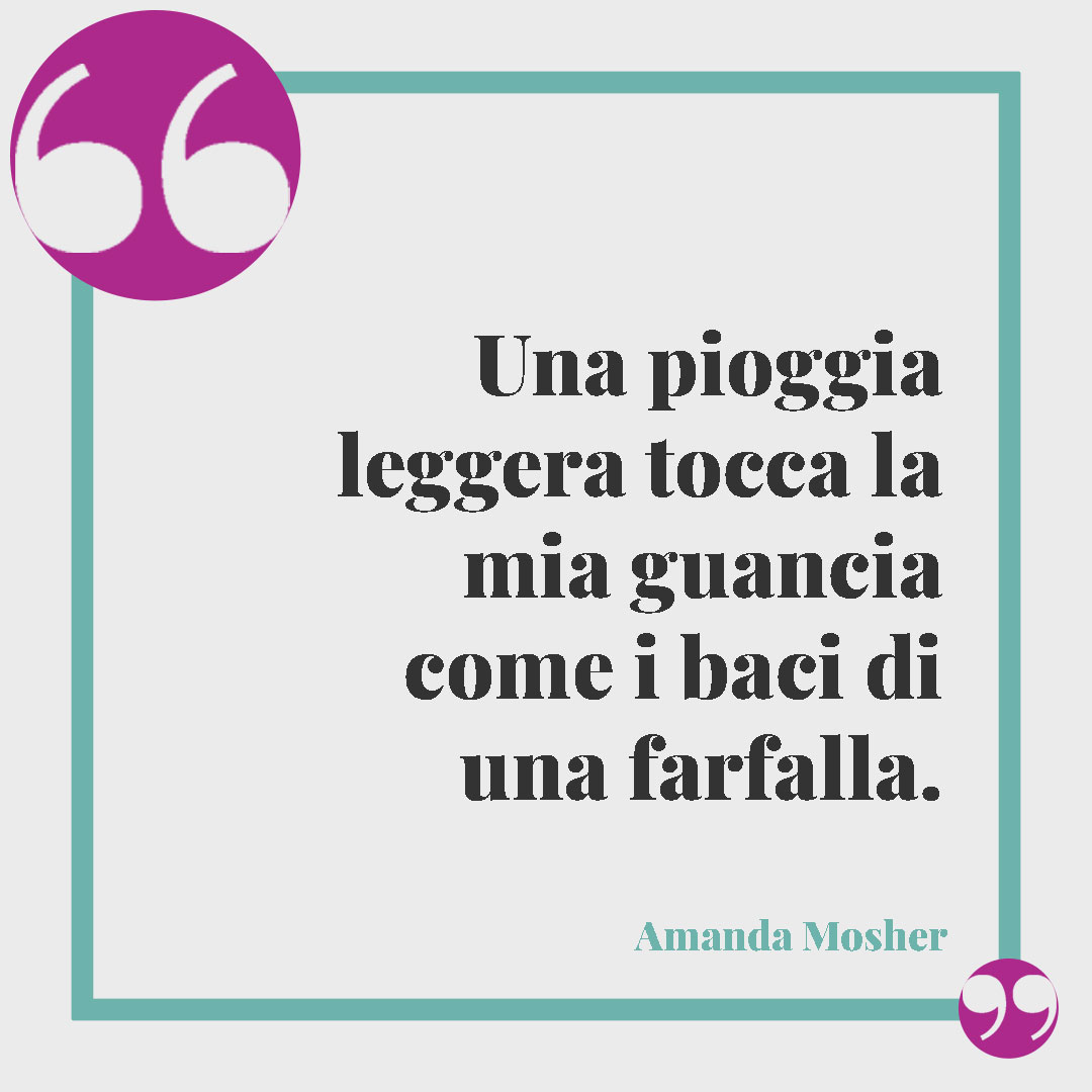 Frasi sulla pioggia: citazioni e aforismi