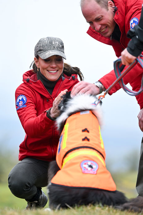 Kate Middleton si lancia dalla parete ma William ha paura