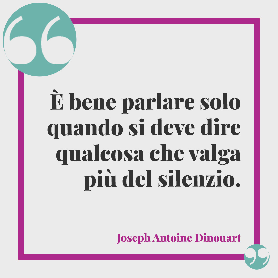 Frasi su chi parla troppo: aforismi e citazioni