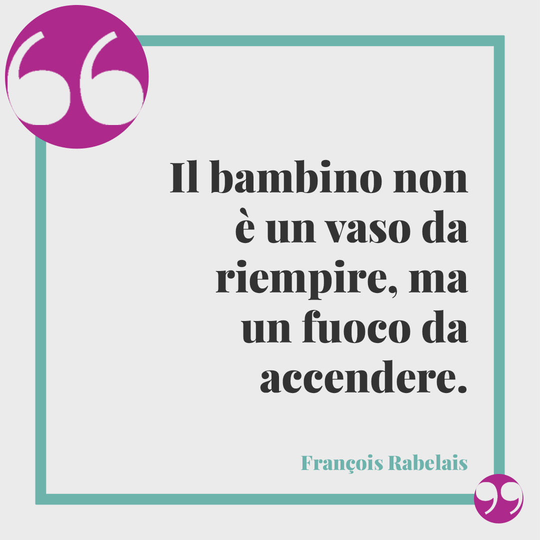 Le frasi sulla scuola d’infanzia: citazioni e aforismi