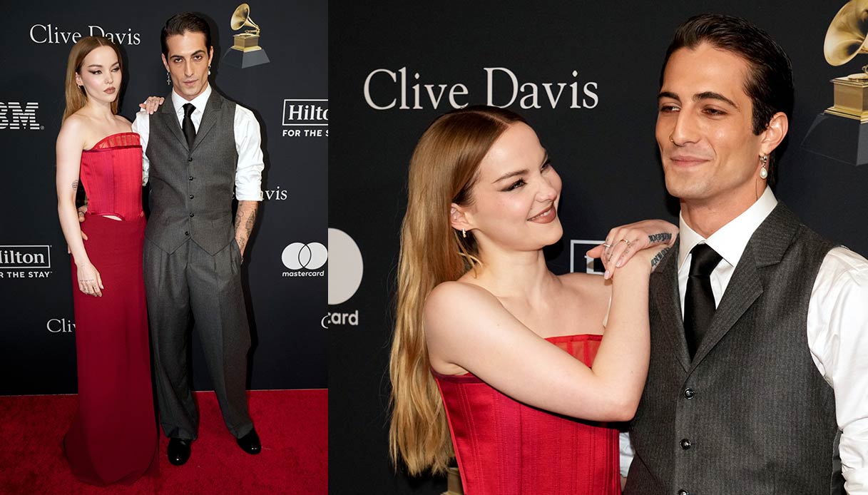 Damiano e Dove Cameron, primo red carpet insieme (con bacio)