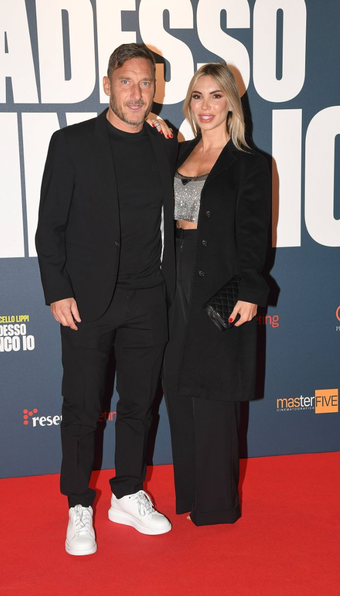 Francesco Totti e Noemi Bocchi, primo red carpet di coppia