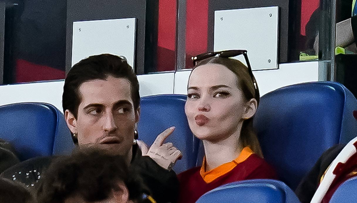 Damiano David e Dove Cameron: insieme all’Olimpico a vedere la Roma