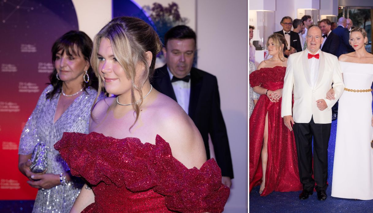 Charlene di Monaco, look da sposa per il Gala della Croce Rossa: ma c'è ...