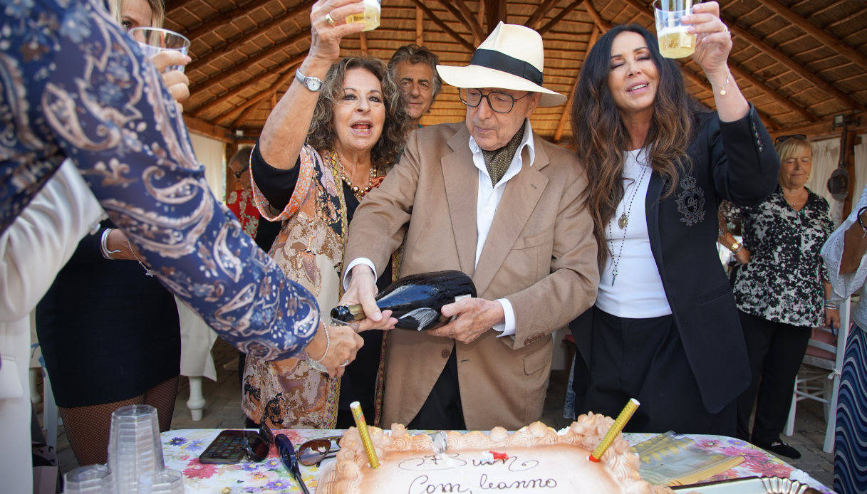 Pippo Baudo torna in pubblico per il compleanno di Pier Francesco Pingitore