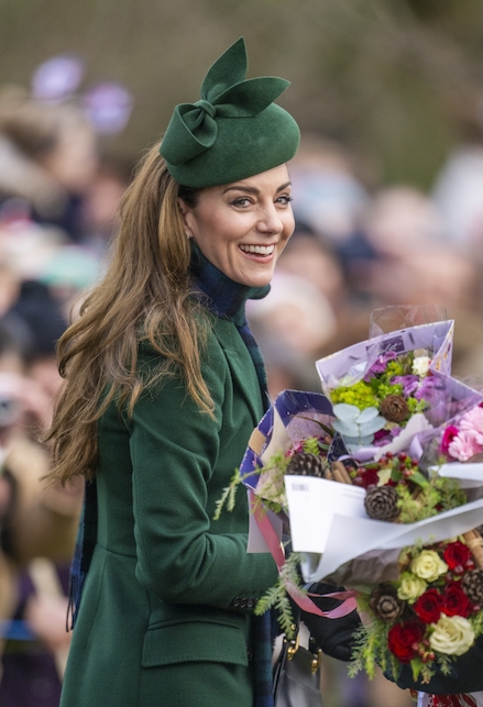 Kate Middleton alla messa di Natale. Il segreto dietro il suo look