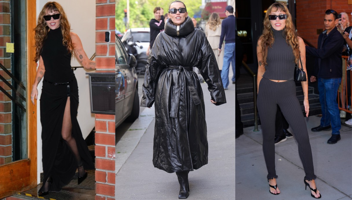 Miley Cyrus, quattro cambi d'abito in un giorno e un trionfo di stile a ...